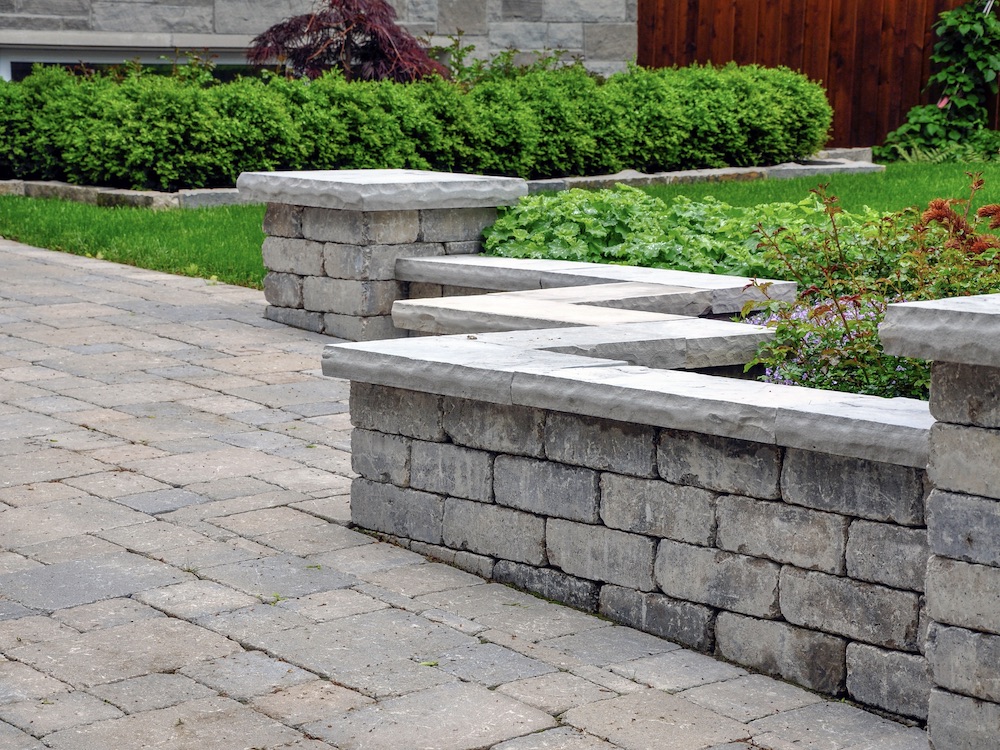 Artificial Retaining Walls Landscaping In Loggerheads | Blue Iris